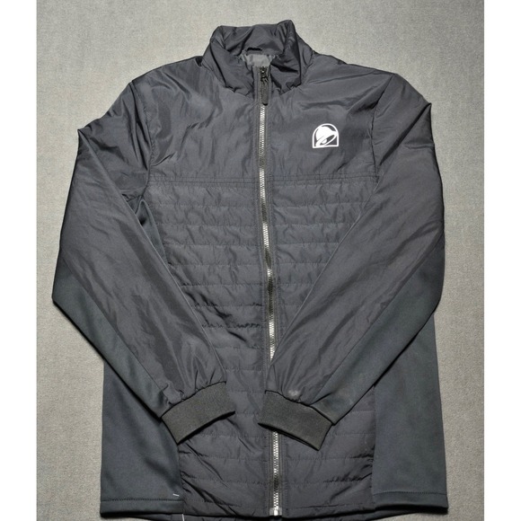 Taco Bell | Jackets & Coats | Taco Bell Jacket Small Black Employee ...